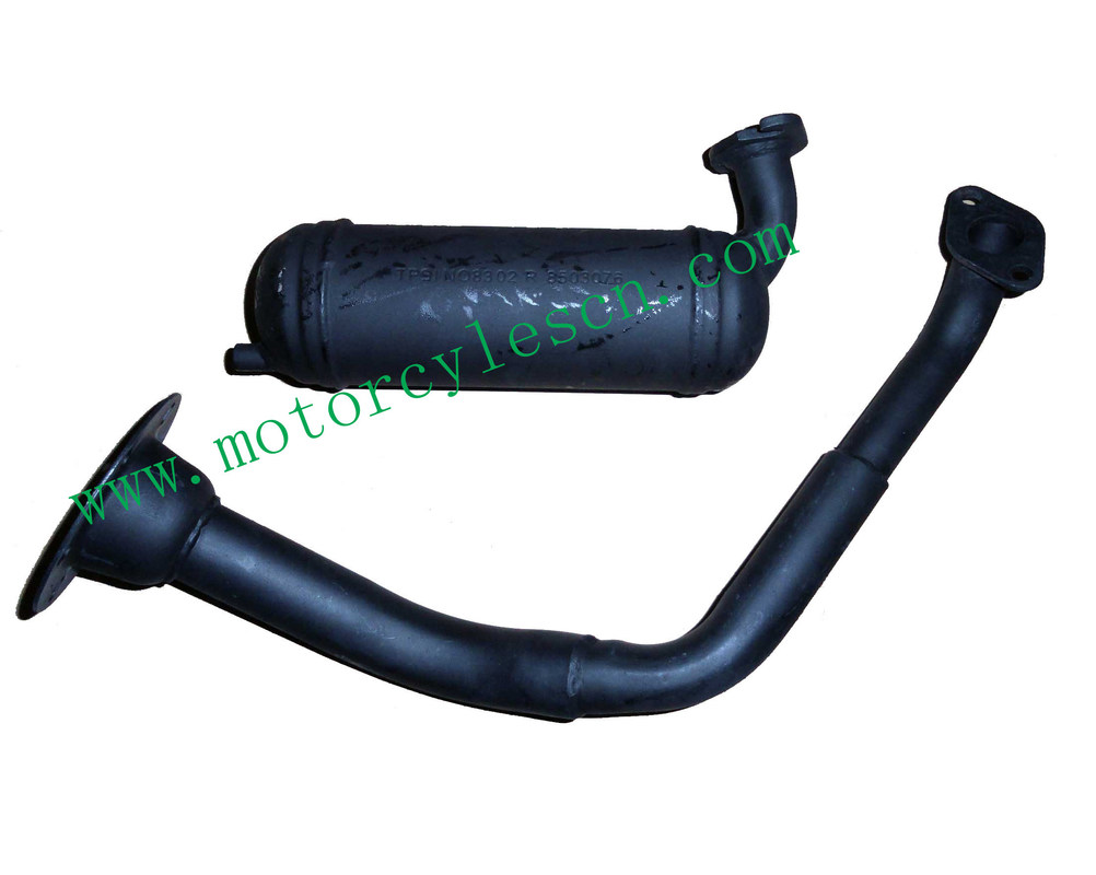 50cc Gas 2-stroke 4-stroke PGT103 BRIDE Muffler Carbon fiber muffler ...