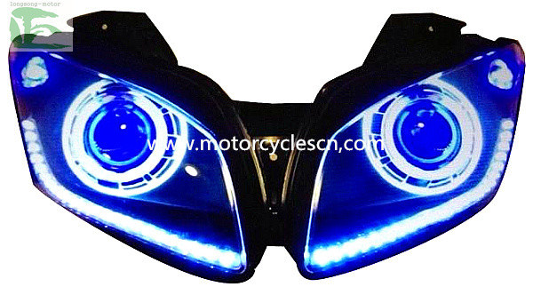 2013 YAMAHA YZF-R15 HID Head light Motorcycle Parts LED Drag Racing ...